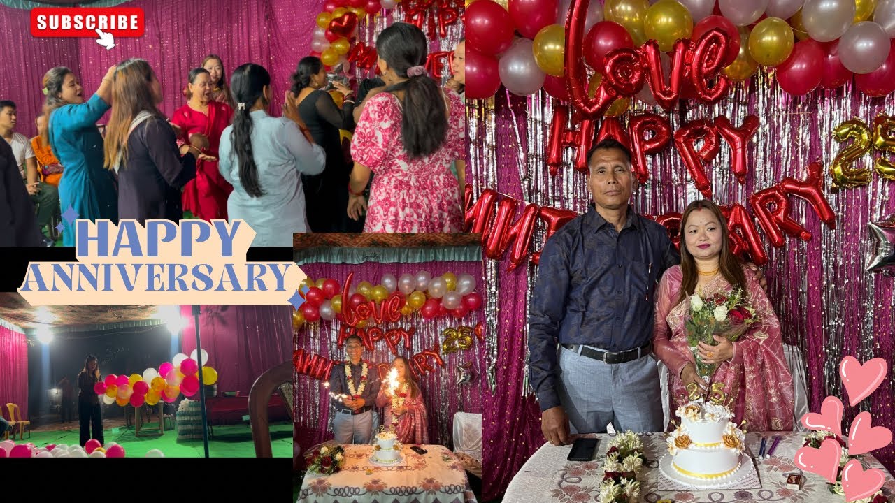 Bhade papa aur bhade mummy ka 25th anniversary celebrate kiya 🥳 ...