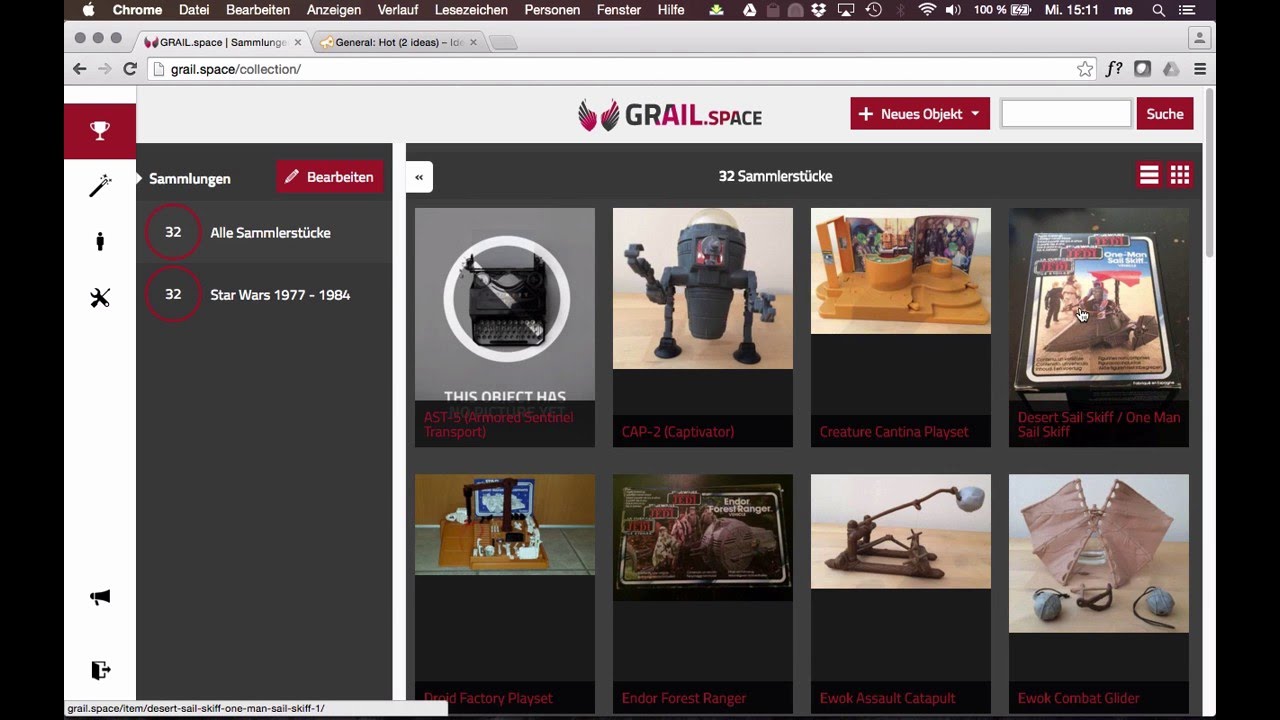 Grail.space Alpha-Test Video - Excel bwz. CSV-Import - YouTube