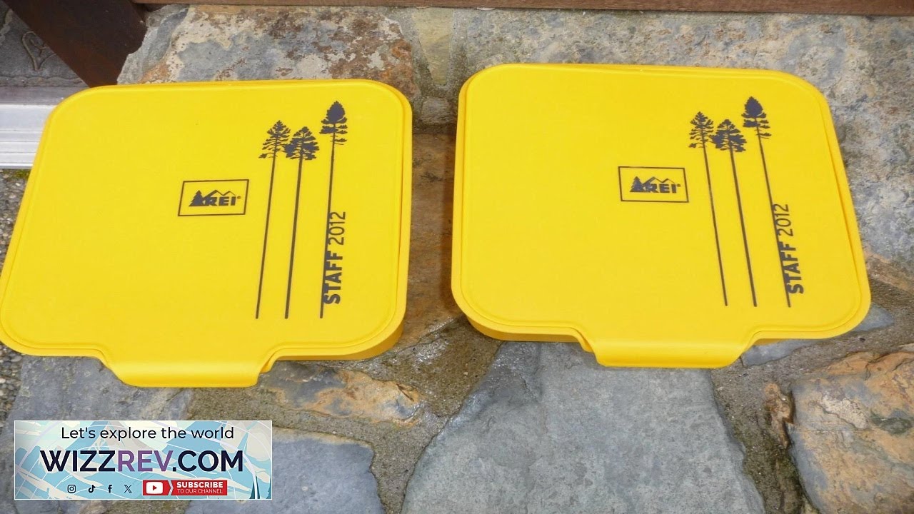 REI Staff 2012 Mess Kit Tableware Set Camping Yellow Nesting Tub Review ...