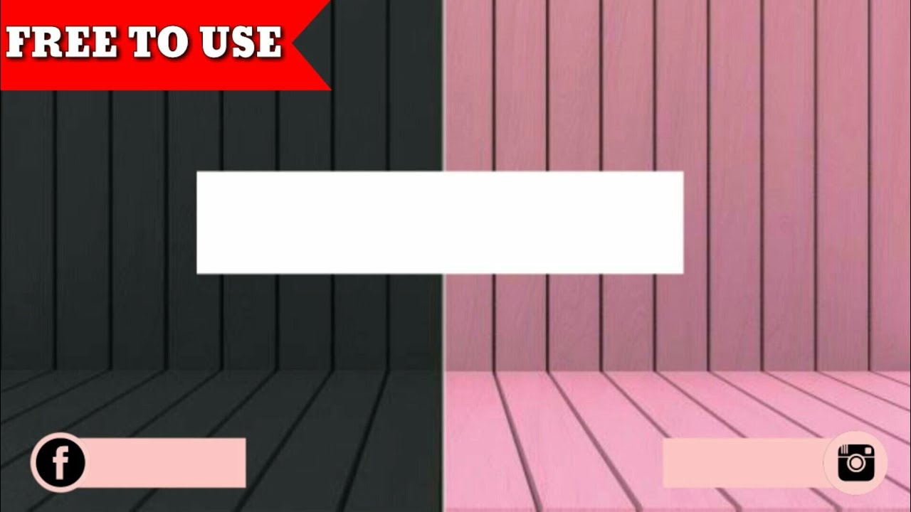 CUTE INTRO TEMPLATE | BLACK PINK INTRO | FREE TO USE *no text + no ...