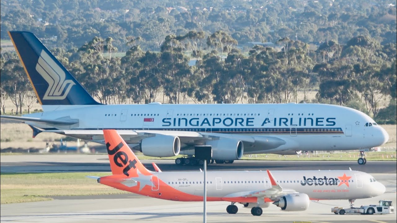 20 MINUTES OF STUNNING TAKEOFFS & LANDINGS AT MELBOURNE | Melbourne ...