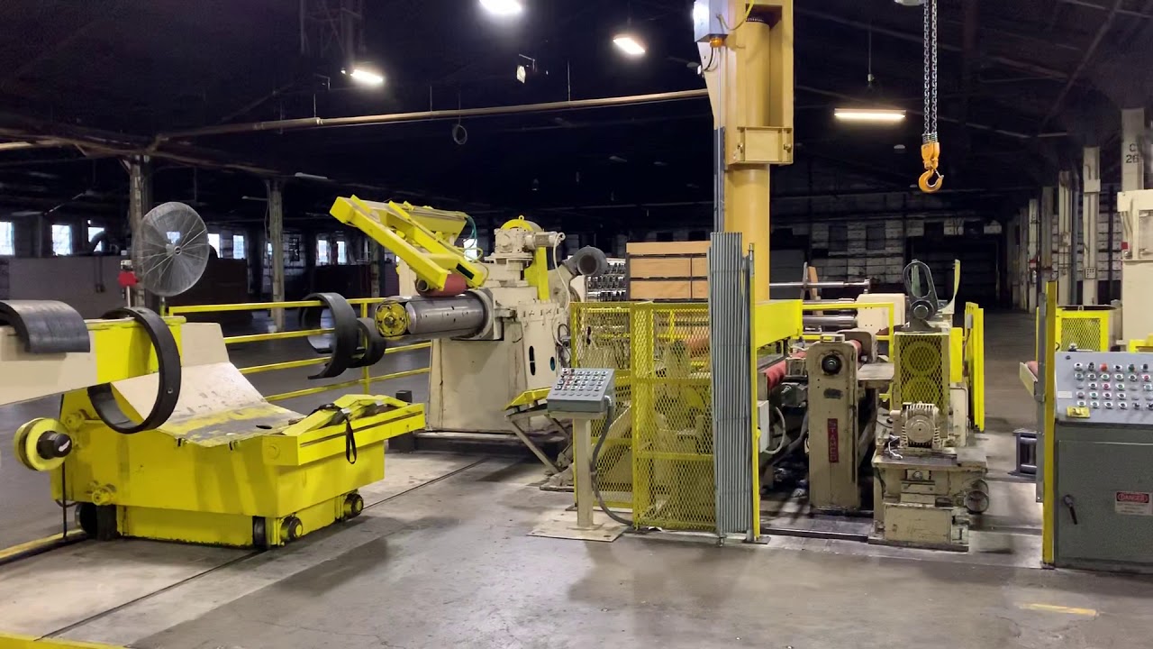 48” x .150” x 30,000lb Stamco Slitter - YouTube