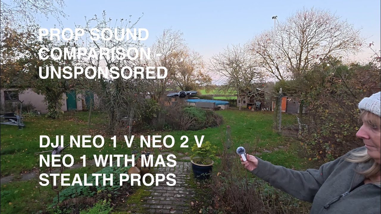 DJI Neo 2 Prop sound comparison with Neo 1 and Neo 1 with MAS stealth ...