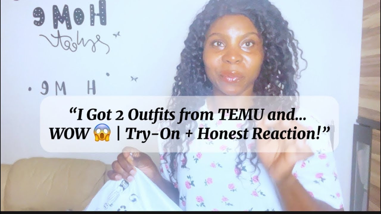 “I Got 2 Outfits from TEMU and… WOW 😱 | Try-On + Honest Reaction ...