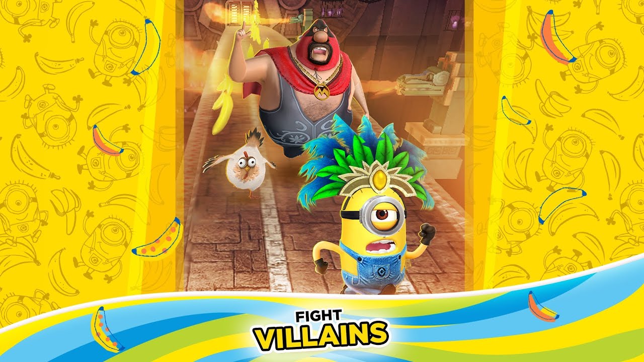 Despicable Me Movie :- Minion Rush fight Gru Villains Gameplay - YouTube