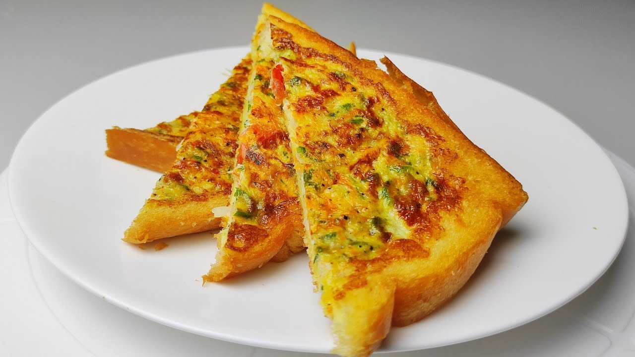Bread Egg Snacks Recipe • Quick And Easy Snacks Recipe • Pan Spoon ...