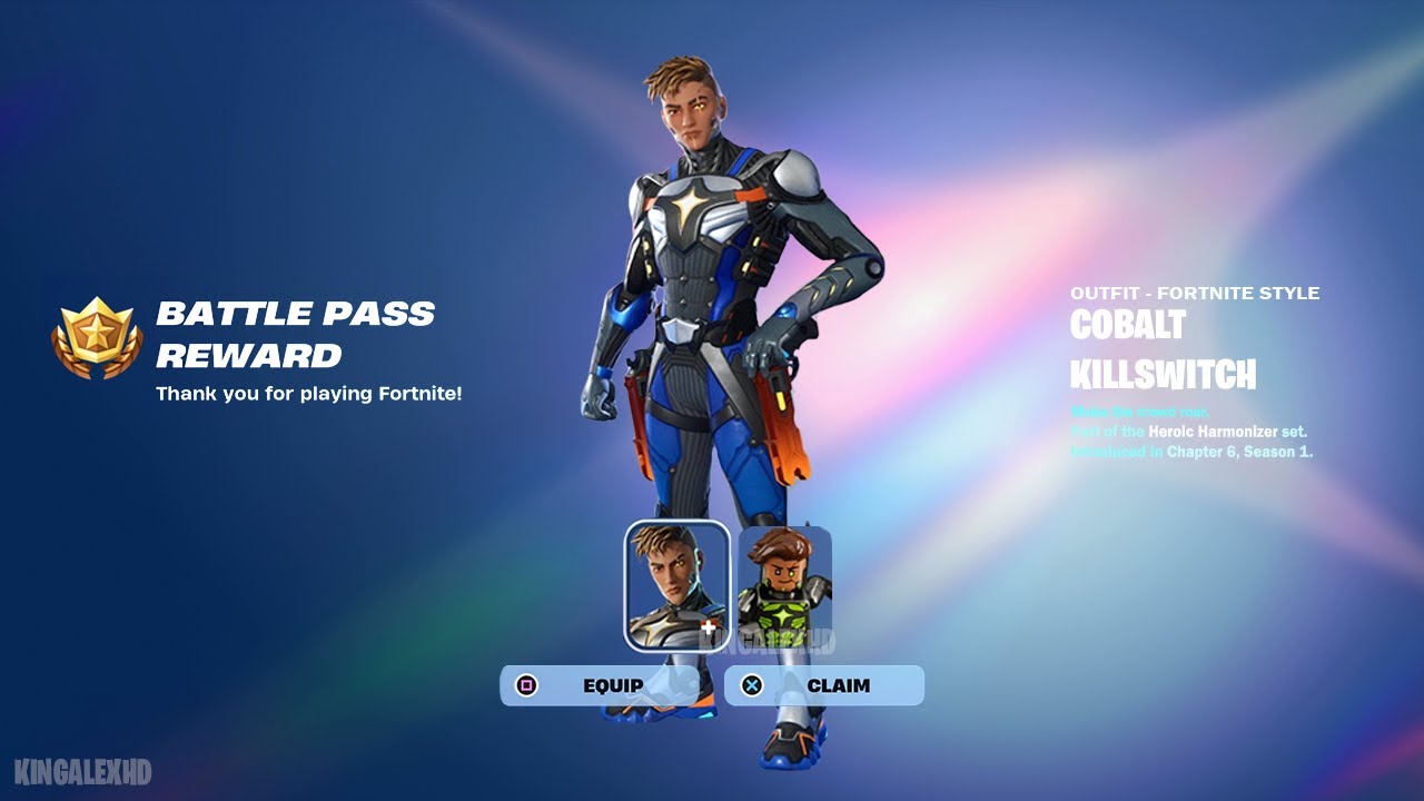 How To Get Cobalt Killswitch Skin FREE In Fortnite! (Unlocked LEGO ...