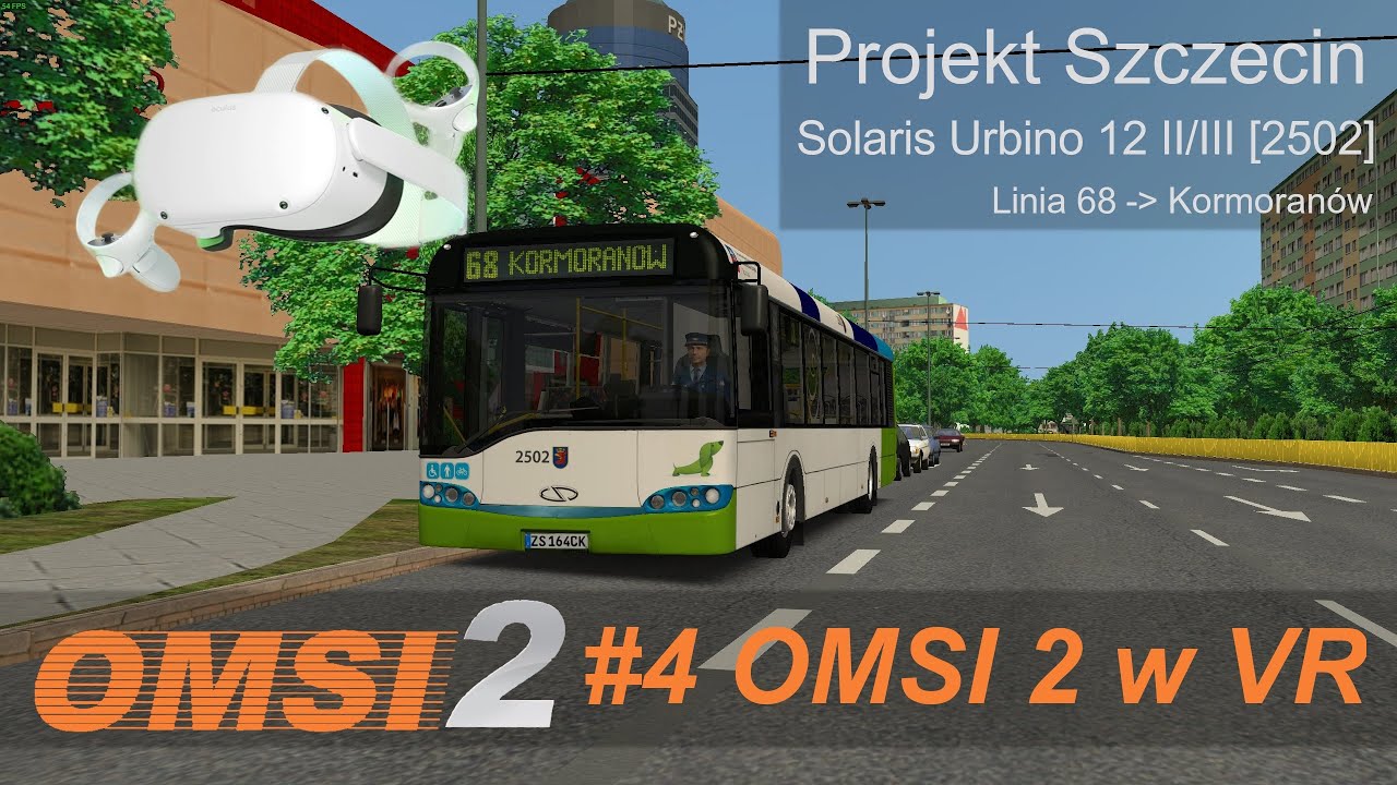 OMSI 2 #4: OMSI 2 w VR | Projekt Szczecin - linia 68 | Solaris Urbino ...