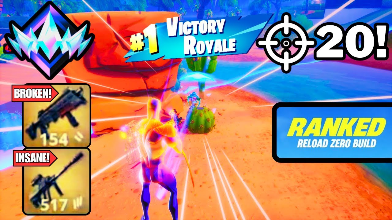 *Phenomenal* 20 Kill Zero Build Ranked Reload Win! - YouTube