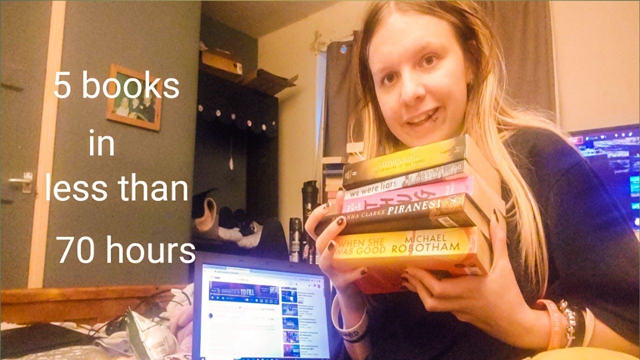 Reading 5 books in under 70 hours - YouTube