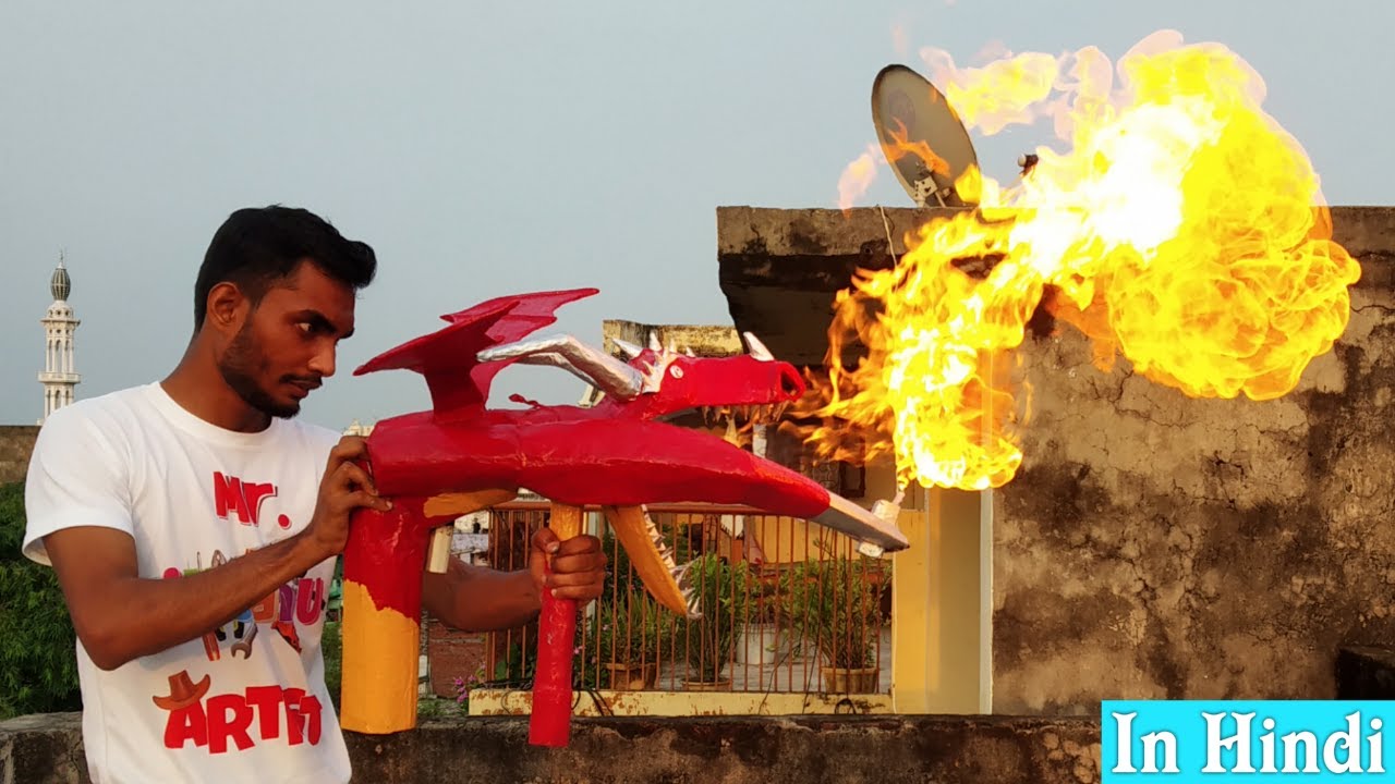 How To Make Dragon Head Flamethrower Gun From Hit Spray Lighter And Cardboard Easy Way To how-to-make-dragon-head-flamethrower-gun-from-hit-spray-lighter-and-cardboard-easy-way-to