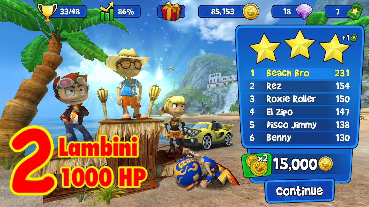 BB RACING CHAMPIONSHIP 1000 HP | Beach Bro mengendarai Lambini - YouTube