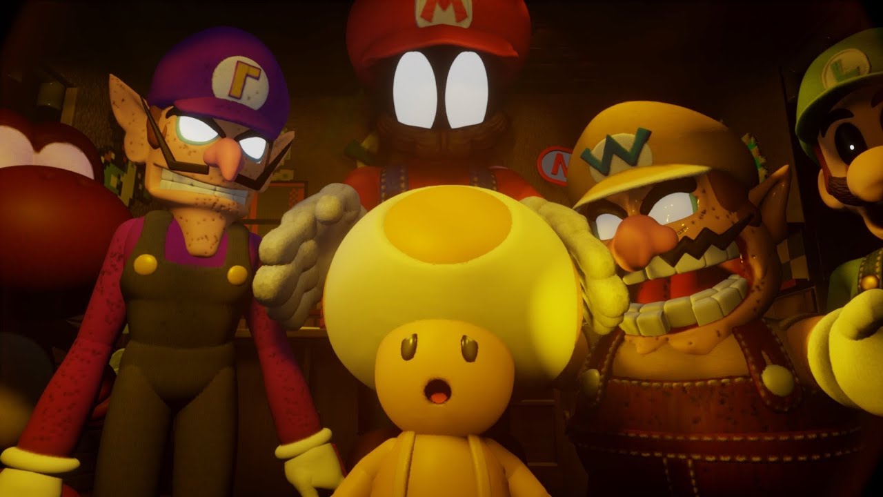 Wario's Restaurant (FNAW fan made Dreams PS4) - YouTube
