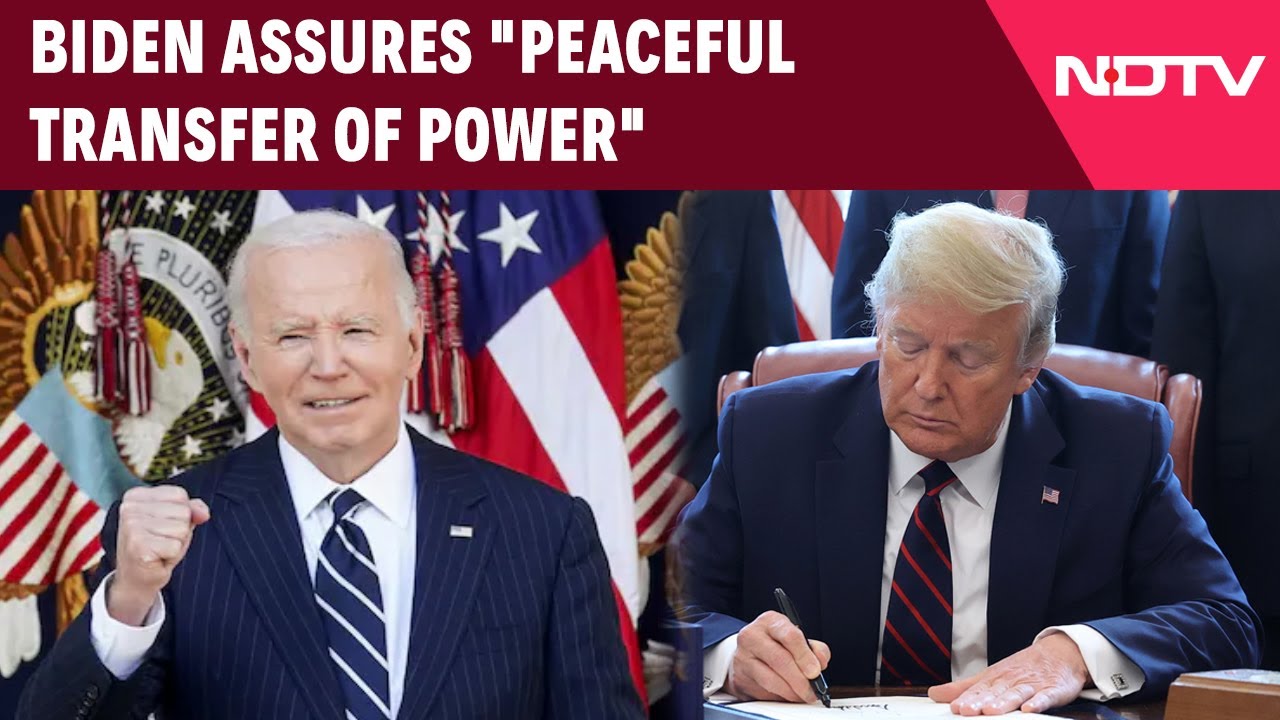 Joe Biden | Biden Assures "Peaceful Transfer Of Power", Has A Word Of ...