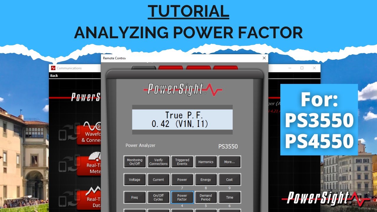 How to Analyze Power Factor on the Analyzer - YouTube