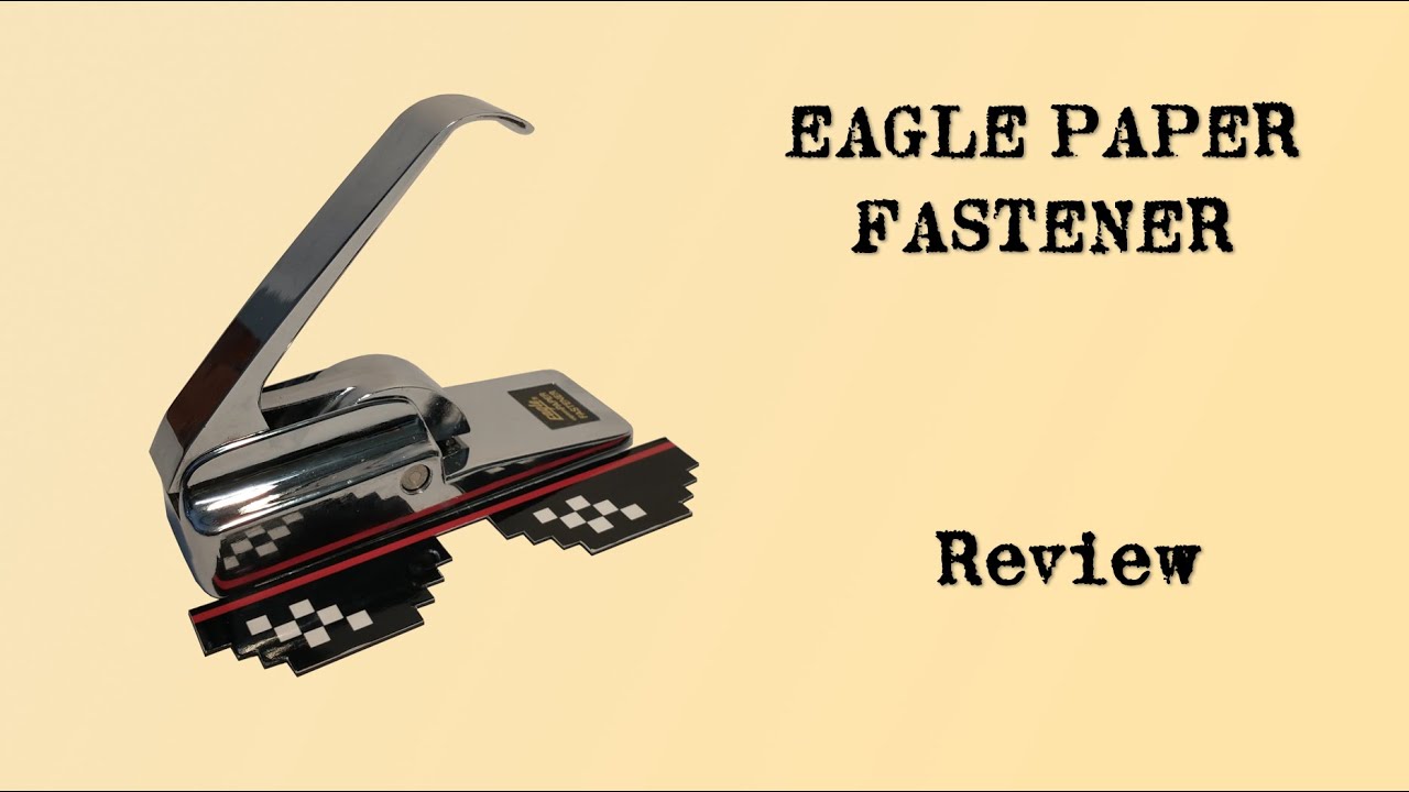 Eagle Paper Fastener review - YouTube