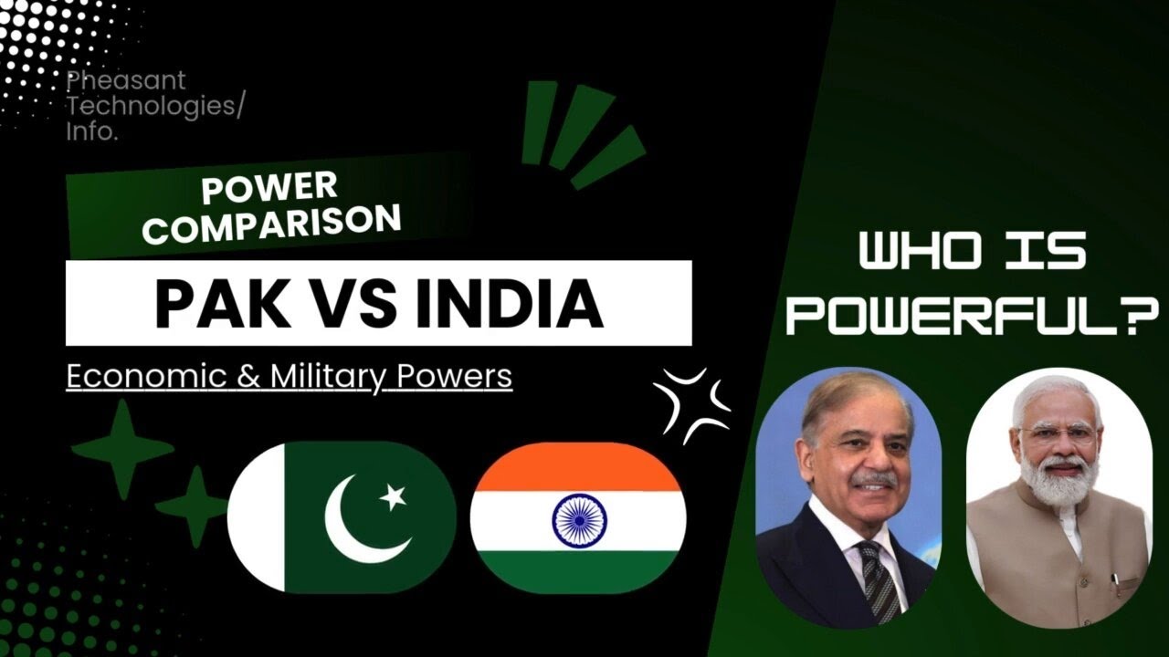 Comparison: Pakistan vs India (Economic and Military Power) - YouTube