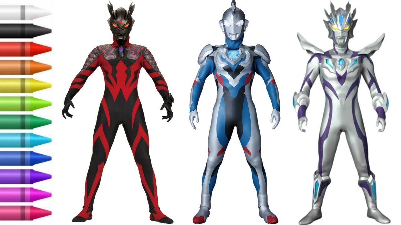 MEWARNAI ULTRAMAN DARK ZERO DARKNESS, ULTRAMAN Z & ULTRAMAN ZERO BEYOND ...