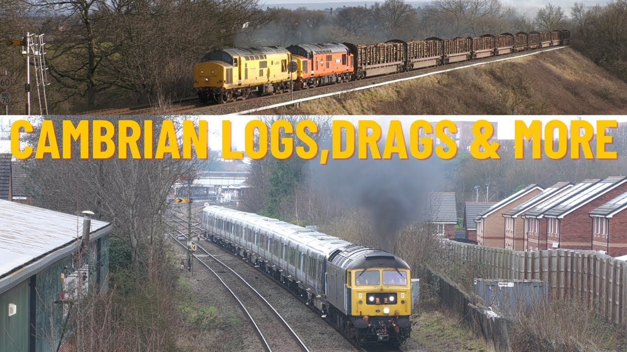 Cambrian Logs Class 37 Thrash, GBRf 47 Drags & More - YouTube