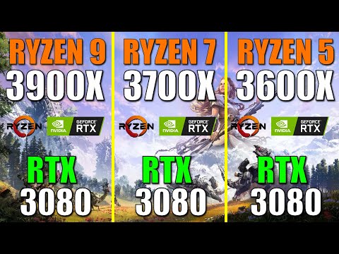 Ryzen 9 3900X vs. 7 3700X vs. 5 3600X Test with RTX 3080 (1440p)