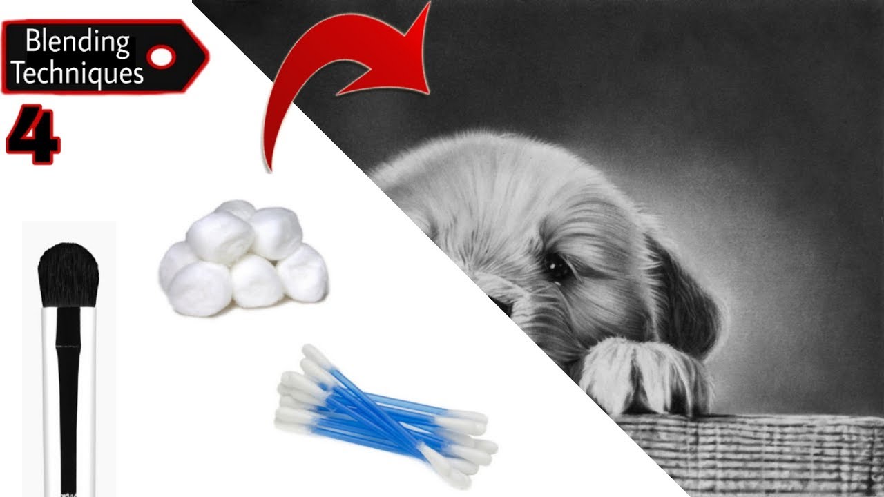 4 Techniques to draw dark background using Graphite power || By # ...