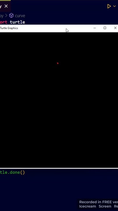 Heart ️ using Python Turtle | Python Programming | #programming #coding #google #programmer ...