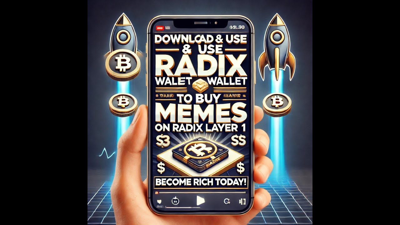 💰 How to Download & Use Radix Wallet to Buy Memes on Radix Layer 1 🚀 ...