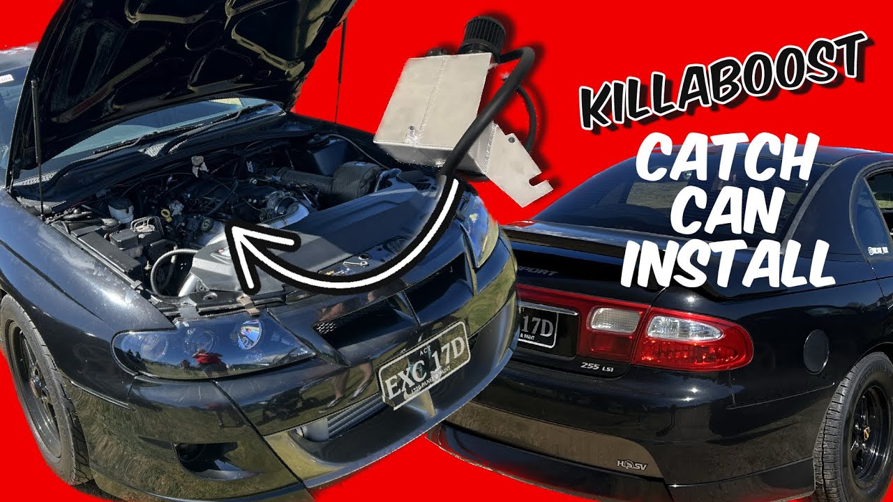 Installing A KillaBoost VT-VZ Catch Can/Coolant Over Flow. It’s Too ...