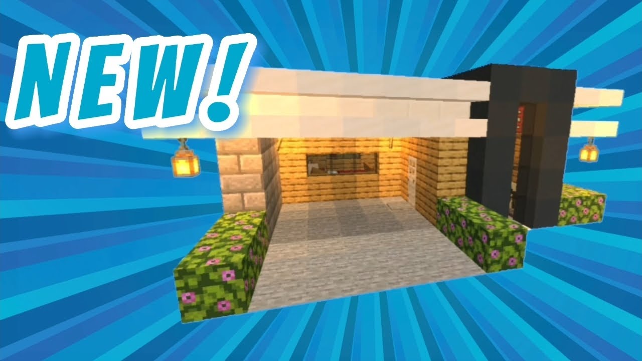 Minecraft: How To Build A Small Modern House Tutorail(NEW) - YouTube