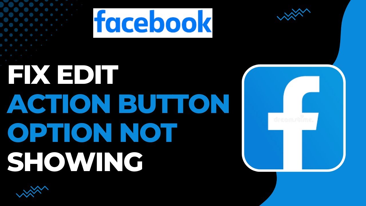 How To Fix Facebook Edit Action Button Option Not Showing ! - YouTube