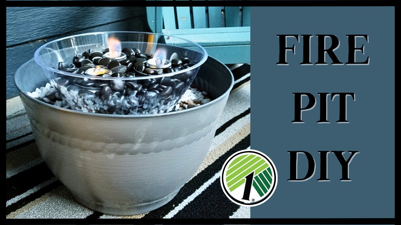 Dollar Tree Faux Fire Pit DIY | DOLLAR TREE DIY | Summer Backyard #DIY ...