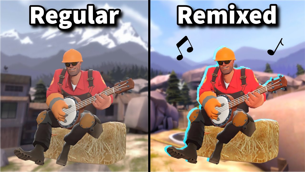 TF2 Taunts: Regular vs Remixed - YouTube