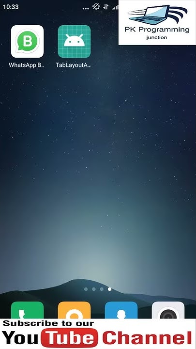 Android TabLayout Example using ViewPager and Fragments Demo - YouTube