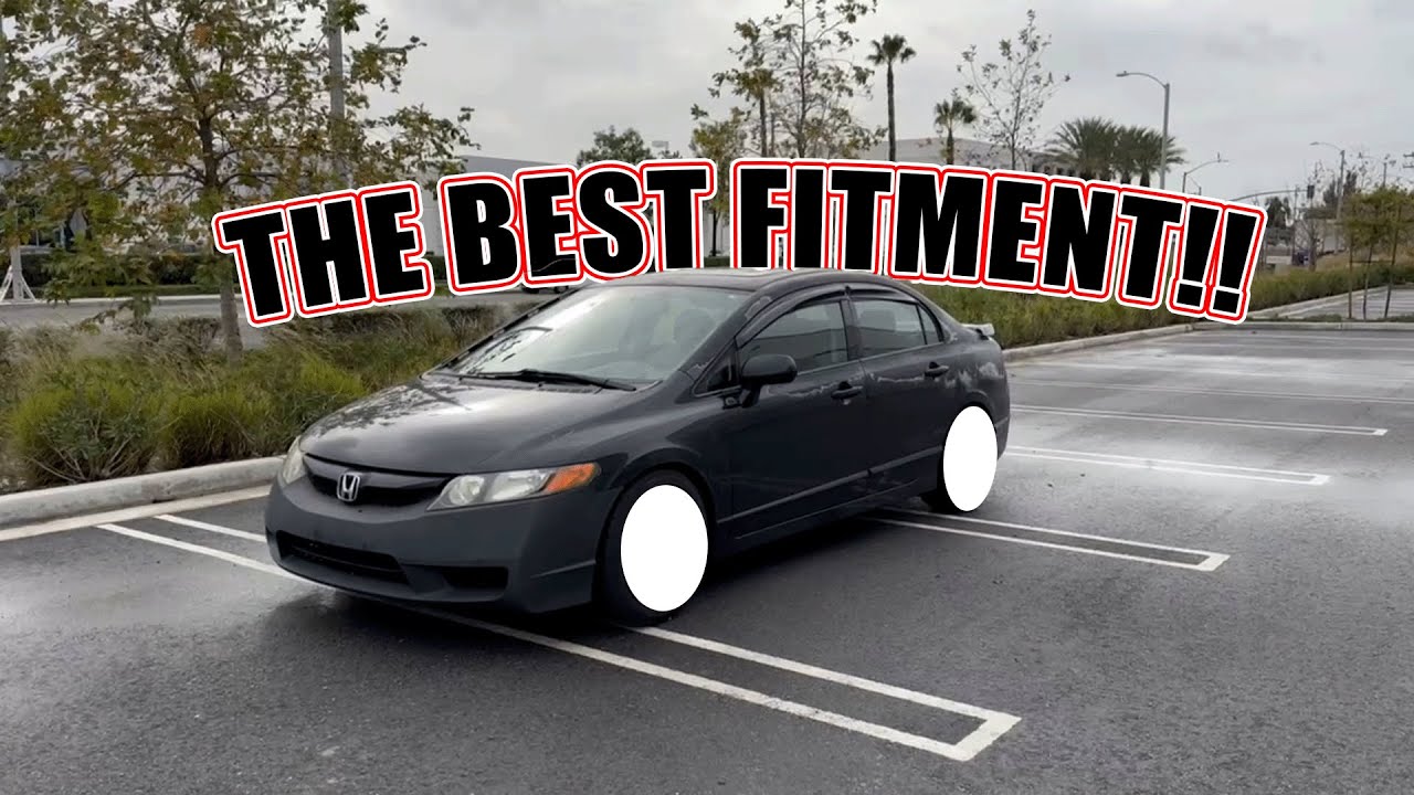 NEW WHEELS FOR THE FA5 | BEST FITMEMT FOR ANY 8TH GEN CIVIC - YouTube