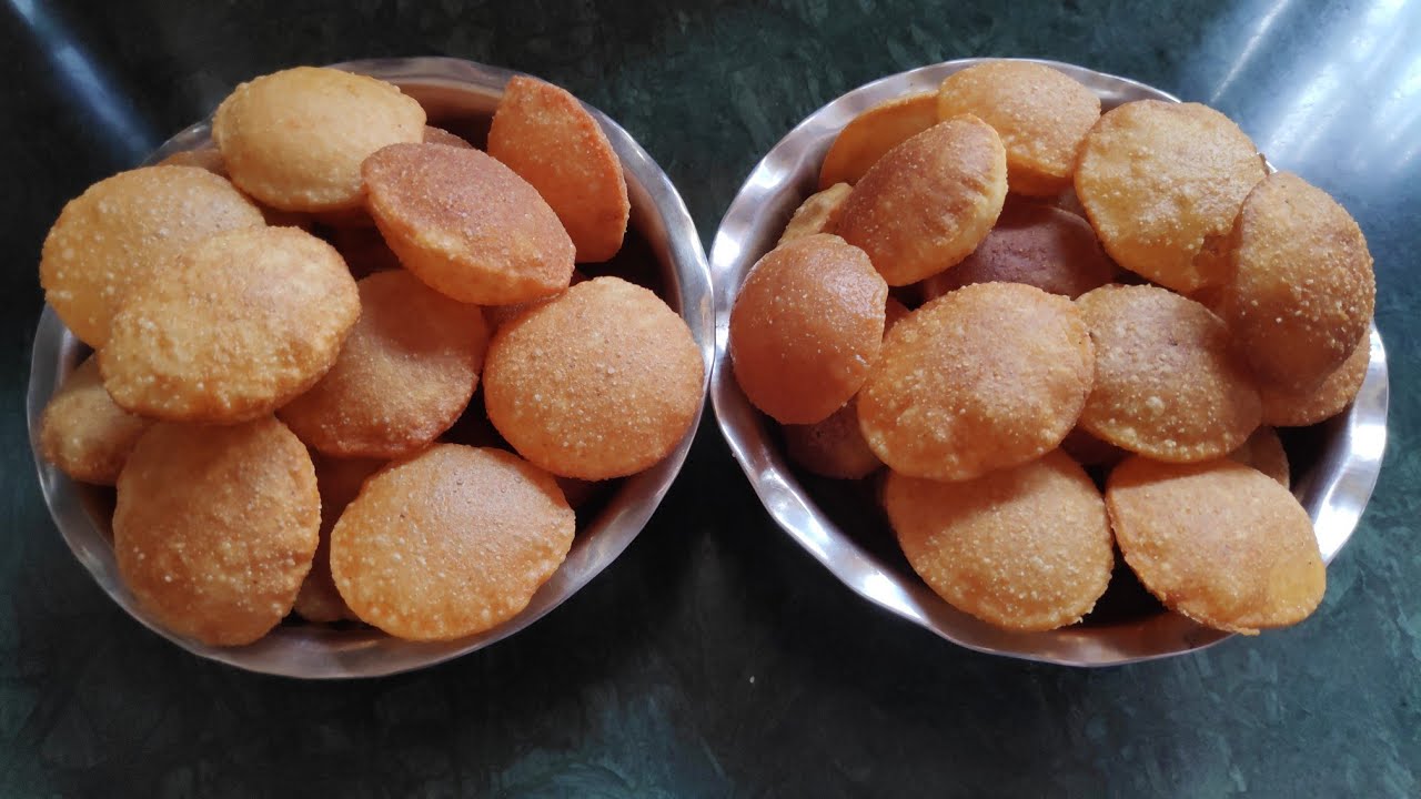 Home Made Puri for Panipuri | Only 2 ingredients Golgappe| 2 Ways ...