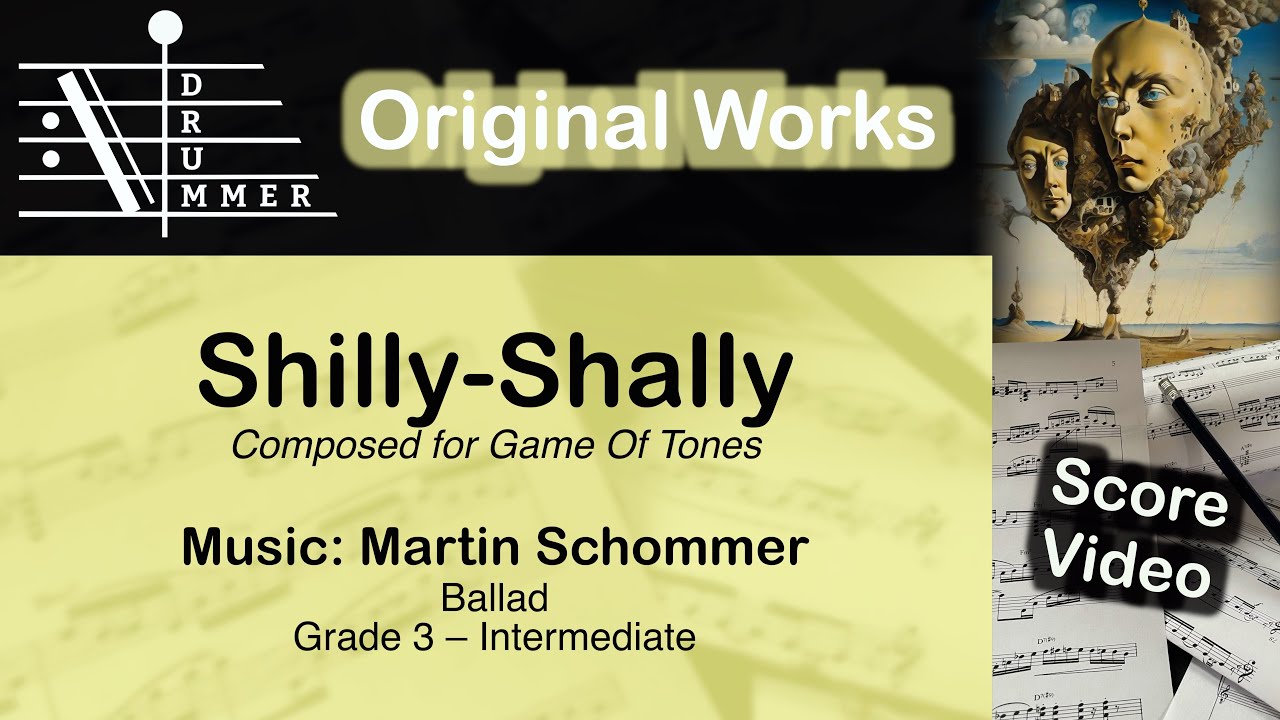 Shilly-Shally for vibraphone (4 mallets) + piano by Martin Schommer ...