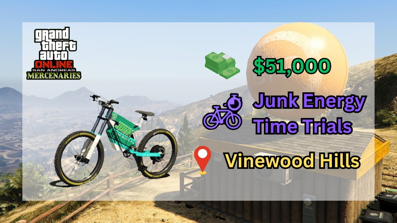 GTA Online Junk Energy Time Trial - Vinewood Hills - YouTube