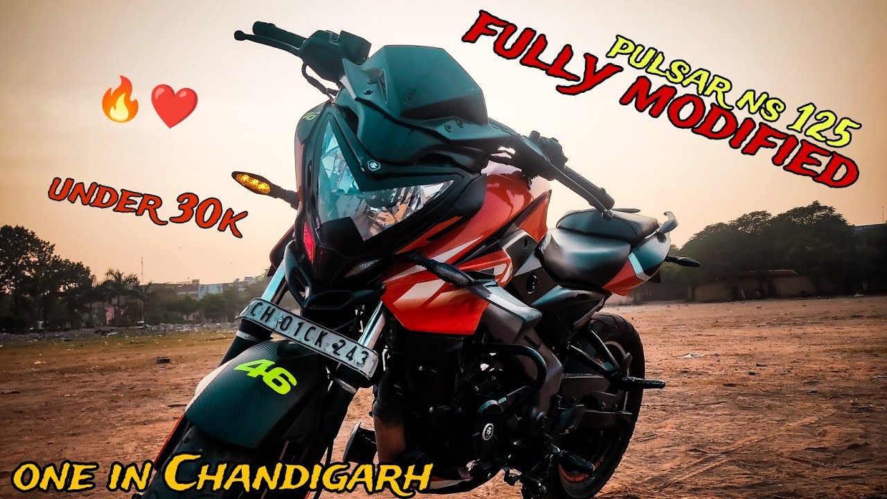 Bajaj Pulsar NS125 Fully modified with SC projector 🔥 || ONE in ...