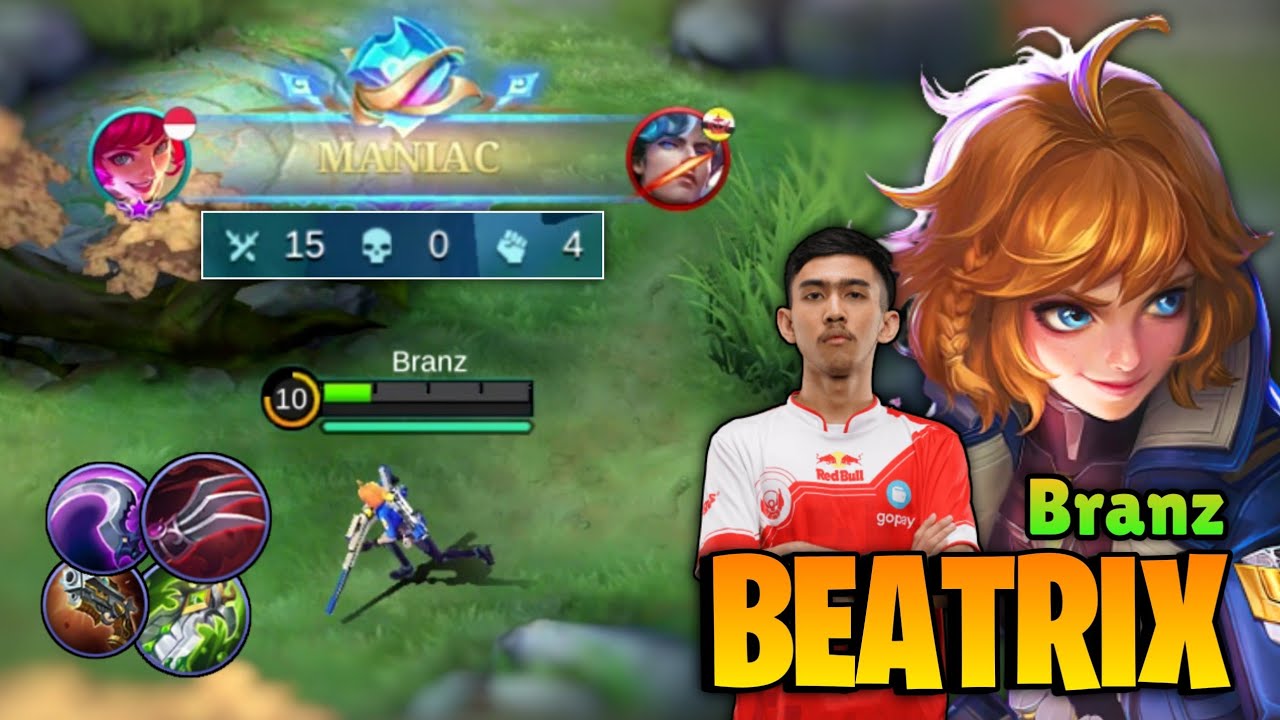 MANIAC! Beatrix Perfect Gameplay [ Top Global Beatrix Best Build ] By ...