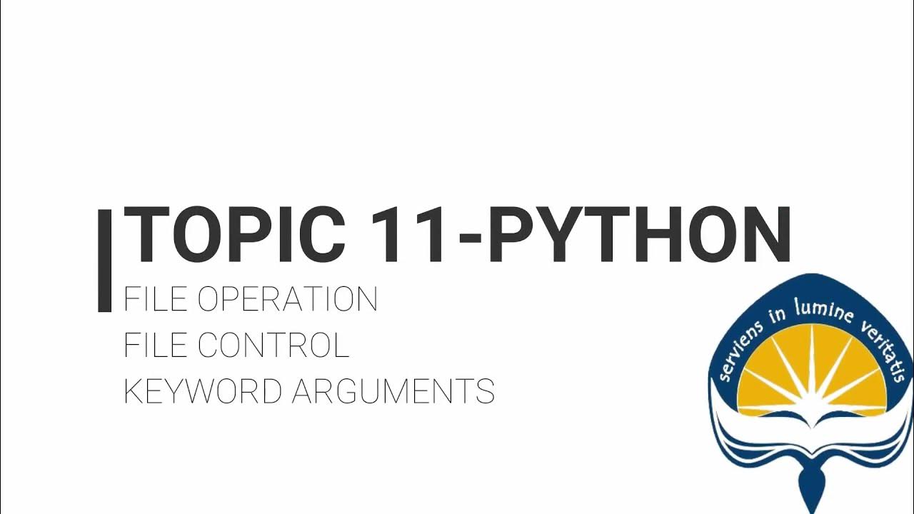 Python untuk Teknik Sipil---PYTHON BASIC-FILE OPERATION AND CONTROL ...