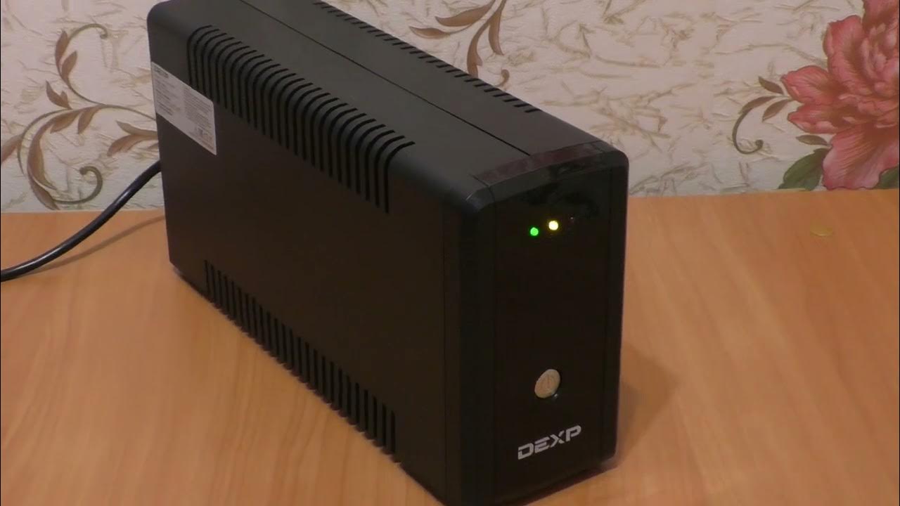 ИБП DEXP CEE E 650VA включение - YouTube