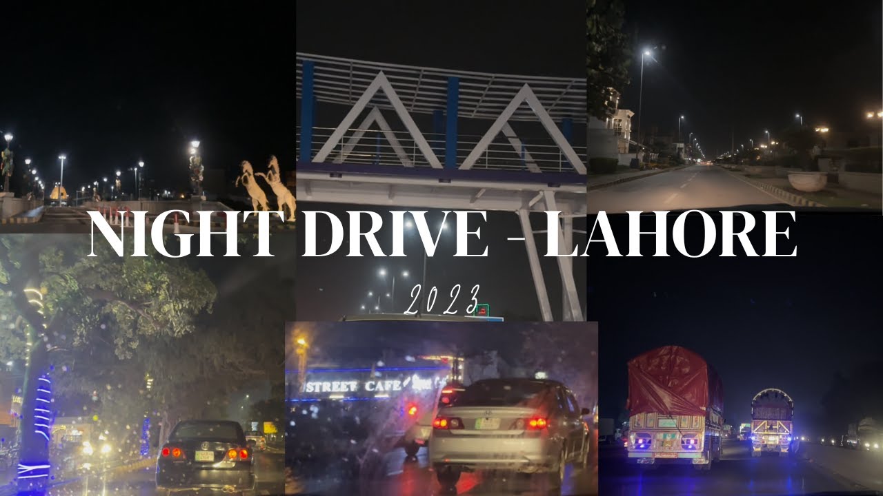 ASMR Night Drive To Lahore From Gujranwala | Feel The Pakistani Vibe ...