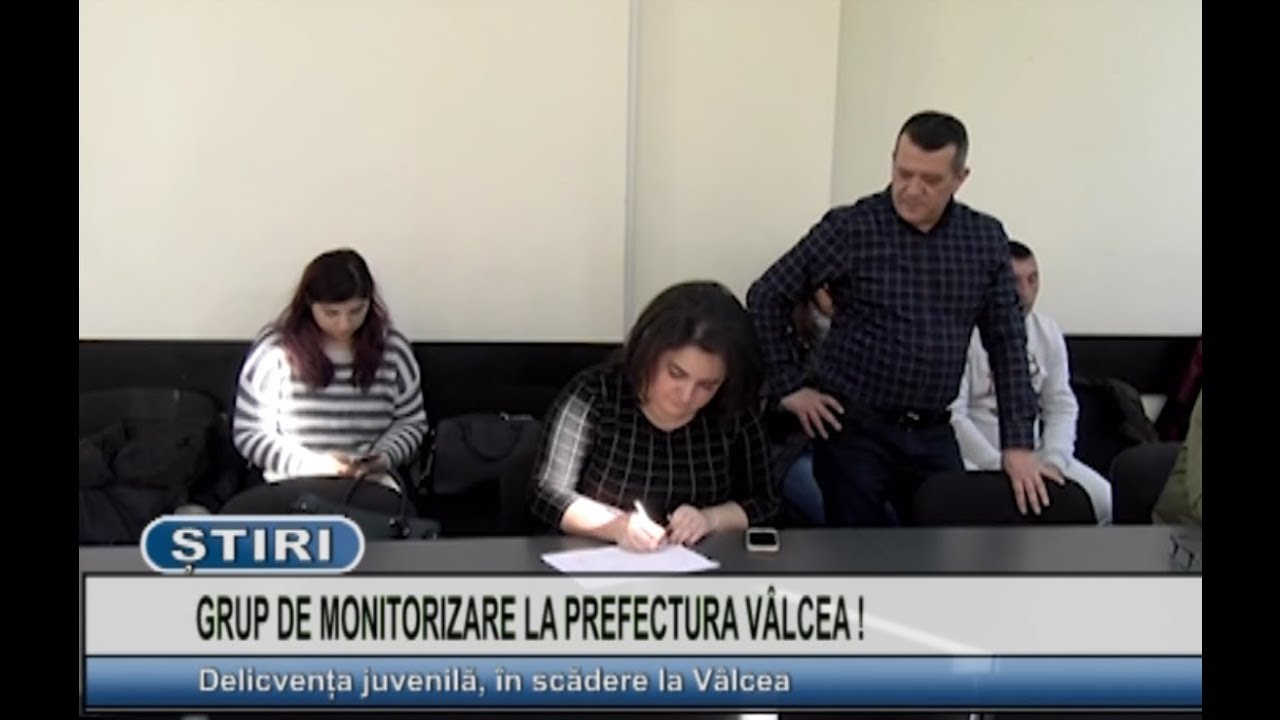 GRUP DE MONITORIZARE LA PREFECTURA VALCEA - YouTube