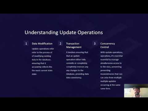 Relational database schema, Update operations - YouTube