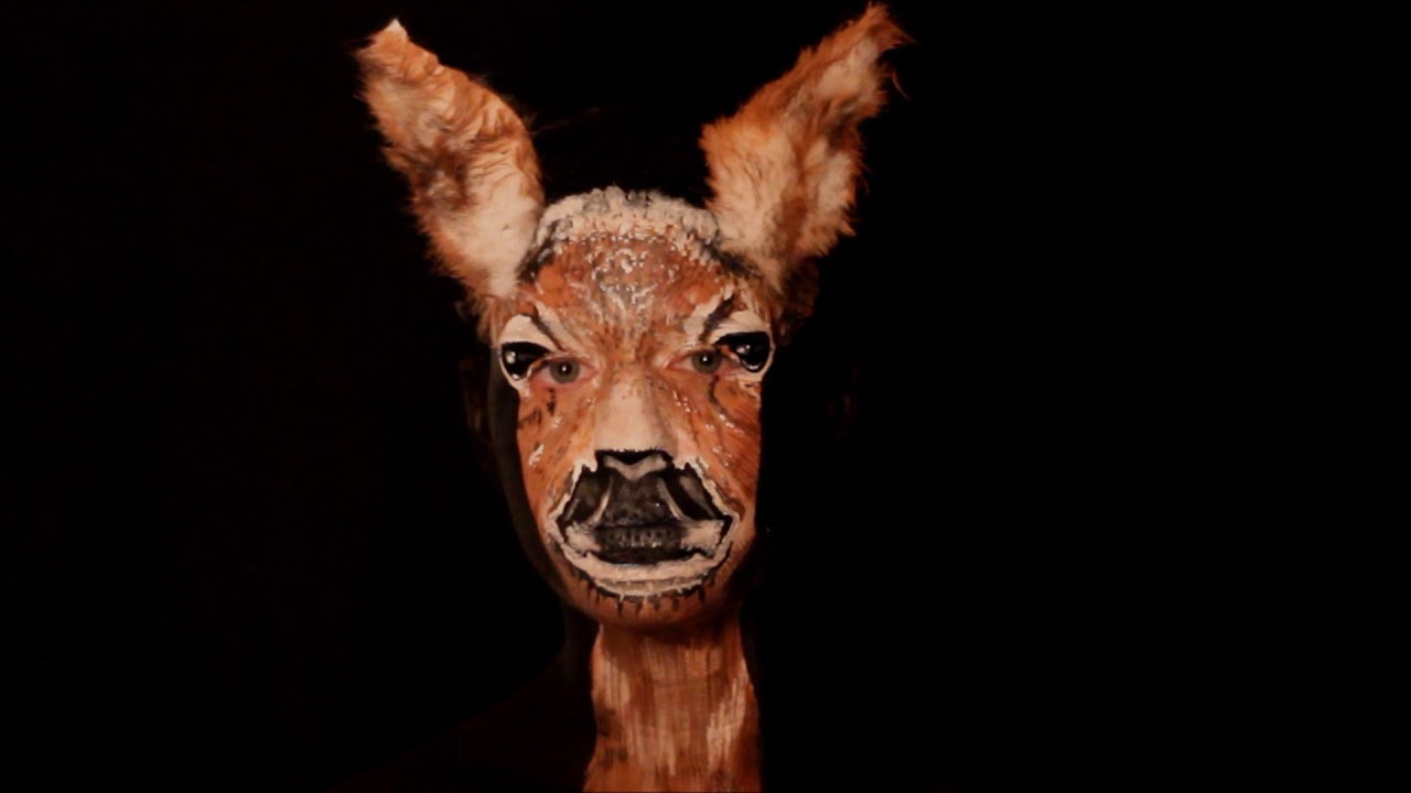Deer - Human becomes an animal - Facepainting by Nadja Hluchovsky - YouTube