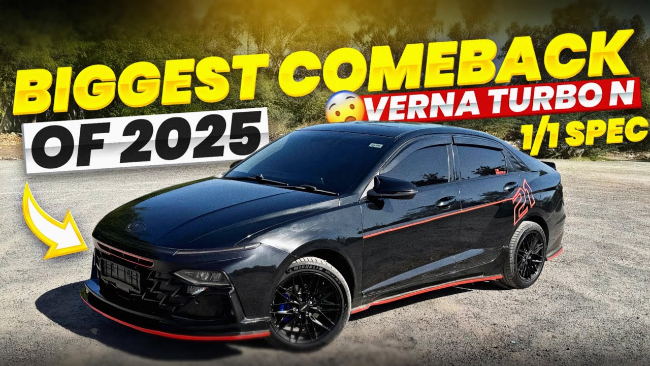 Building India's 1st Verna Turbo N 2025 [Tastefully Modified] 😇🧿 - YouTube