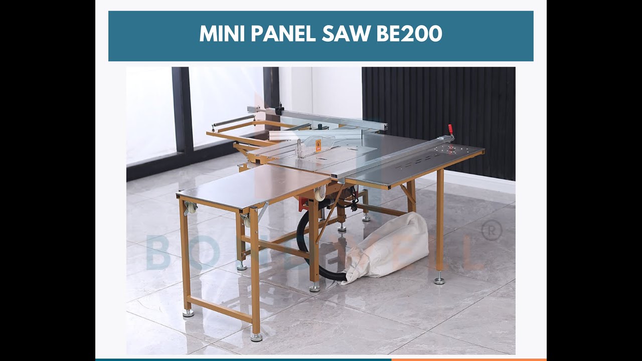 BONDWELL BE200 Mini Panel Saw (Woodworking & Modular Furniture) - YouTube
