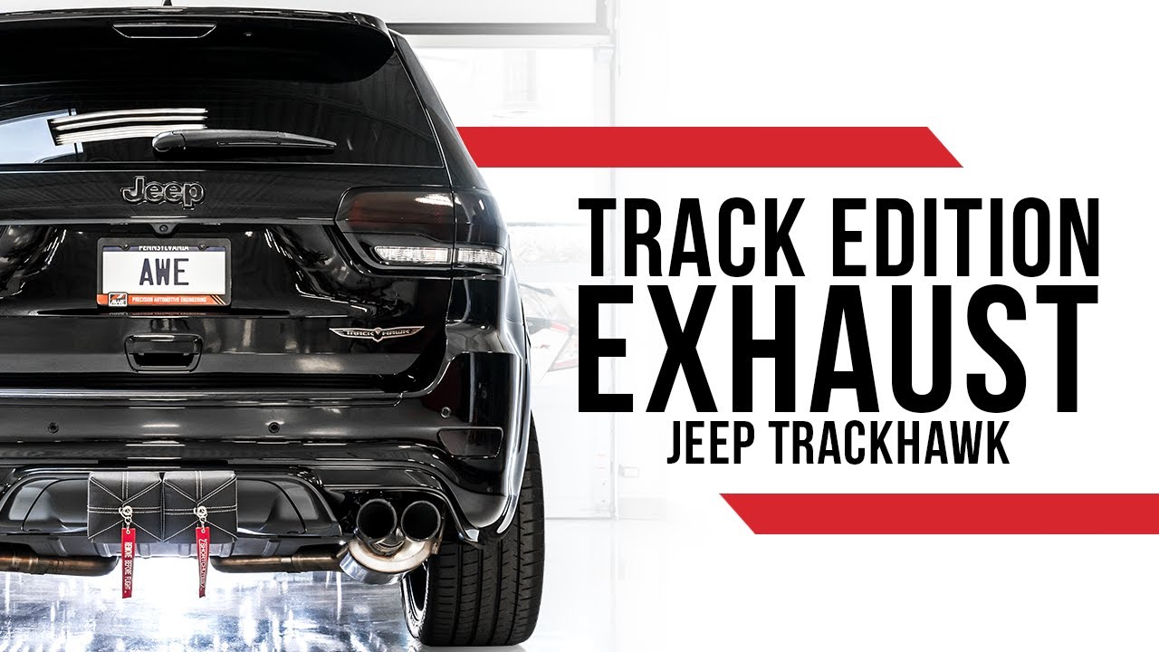 AWE Track Edition Exhaust for the WK2 Jeep Trackhawk - YouTube