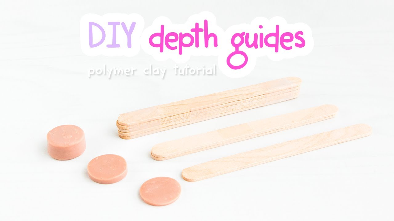 How To Make Popsicle Stick Depth/Thickness Guides ~ Polymer Clay ...