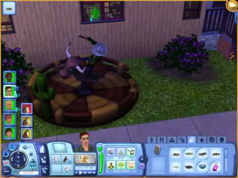 Sims 3 - Mechanical Bull - YouTube